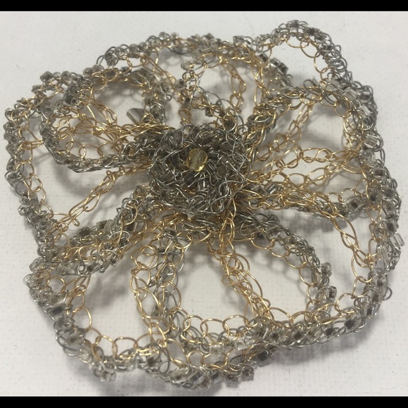 lisa toland | Accessories | Lisa Toland Metal Crochet Pin | Poshmark